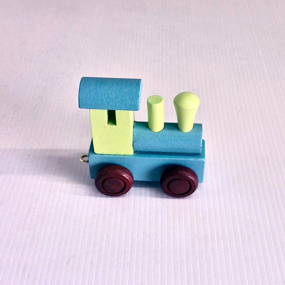 Wooden Coloured Train - Front Engine – CoolGuPPy