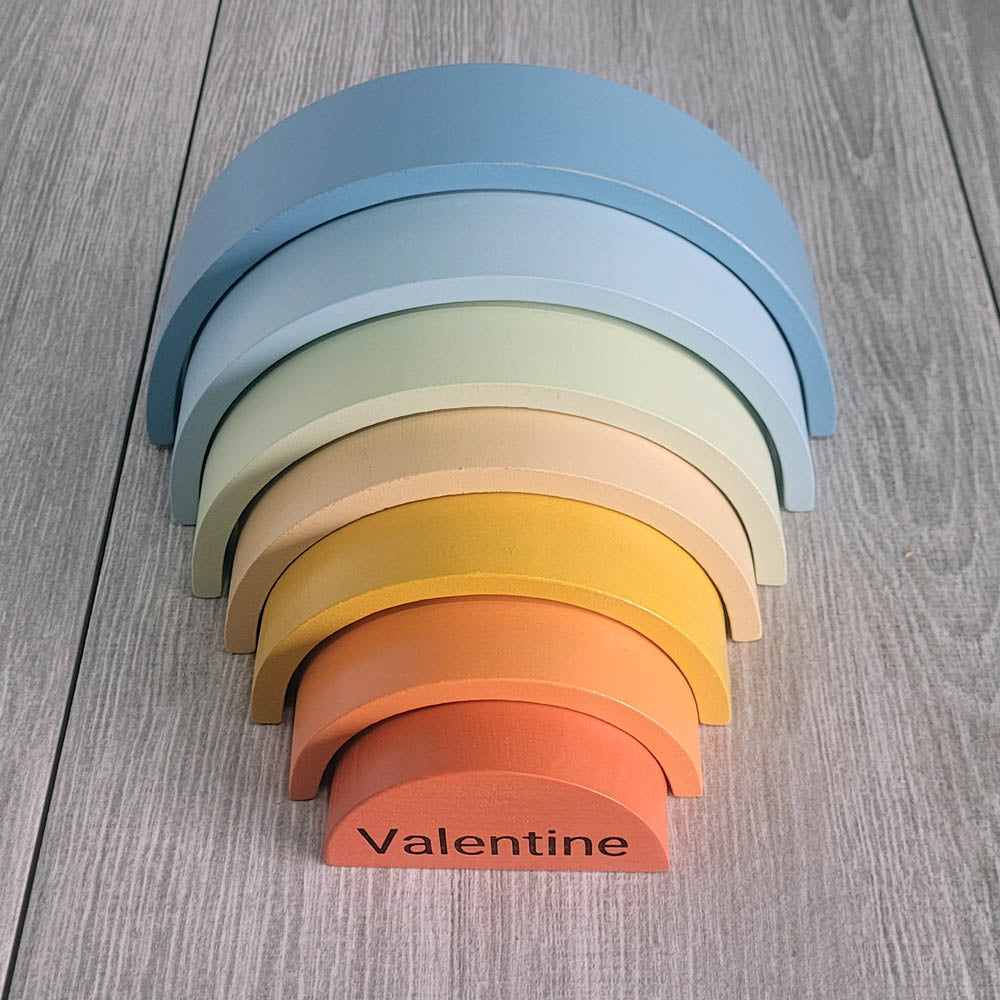 Personalised Wooden Stacking Rusty – CoolGuPPy