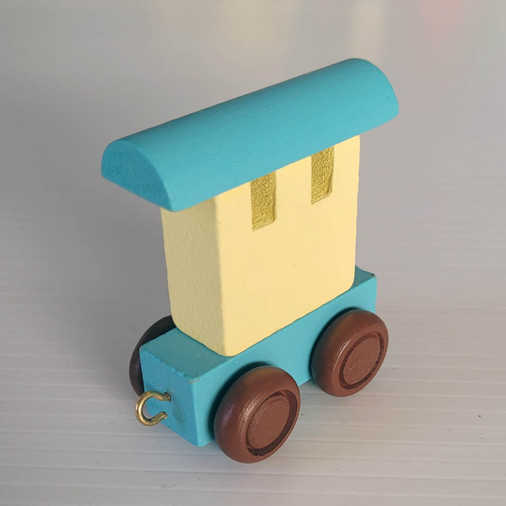 Wooden Coloured Train - Caboose – CoolGuPPy