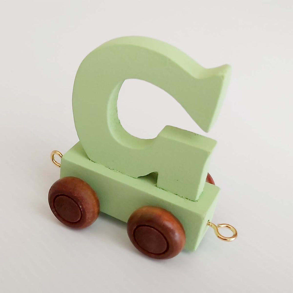 Wooden Coloured Train Letter G – CoolGuPPy