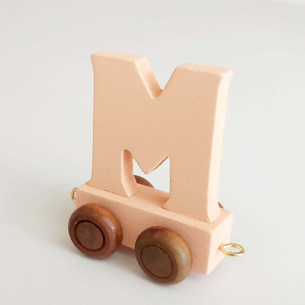 Wooden Coloured Letter M – CoolGuPPy