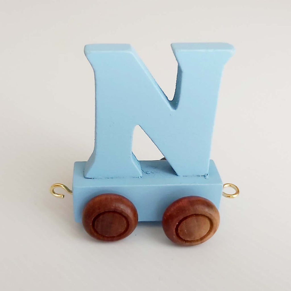 Wooden Coloured Train Letter N – CoolGuPPy