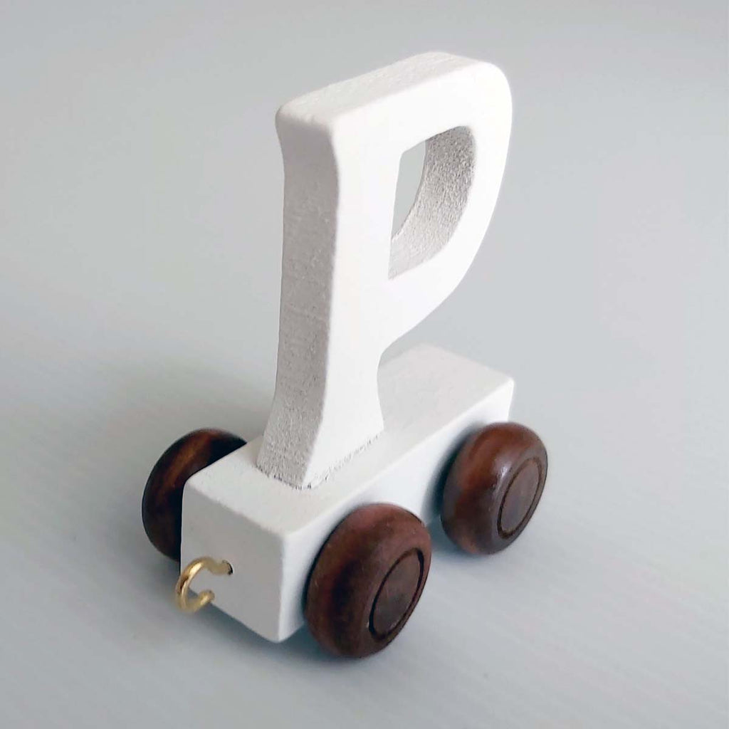 Wooden Coloured Train Letter P – CoolGuPPy
