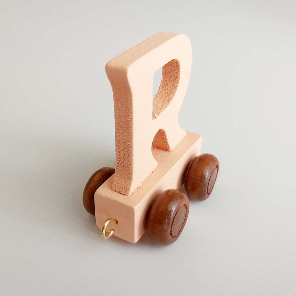 Wooden Coloured Letter R – CoolGuPPy